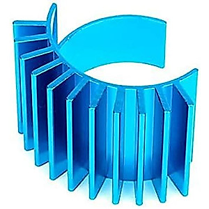 Tamiya 300053664 - DF-02 / TT-01 Aluminium Engine coolant, anodised, Blue