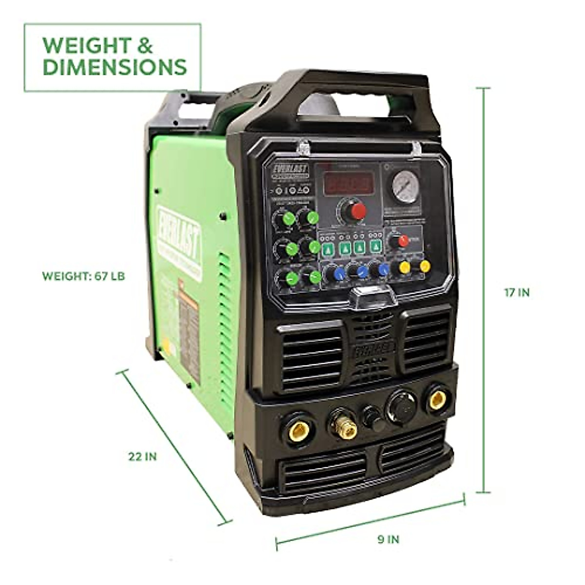 2021 Everlast PowerPro 256Si AC DC TIG Pulse 60a 250a Plasma Cutter Multi Process Welder