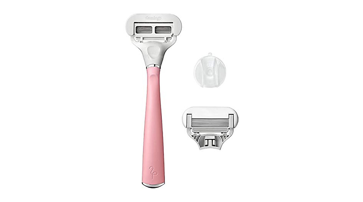 Flamingo Womens 5-Blade Razor - Smooth Shave & Rose Design