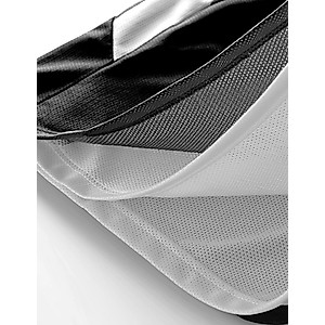 Liberty Imports Reversible Men's Mesh Athletic Basketball Jersey Single for Team Scrimmage (Black/White, Large)