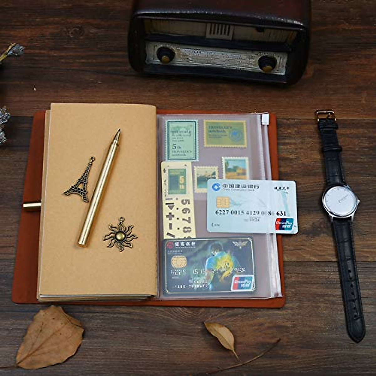 Dafuz To My Daughter Leather Journal from Mom, Personalized Leather Notebook Journals Daughter Chrismas Birthday Gifts from Mother, Refillable Travel Diary for Girls Office Product