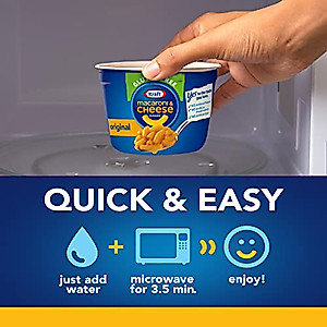 Kraft Gluten Free Original Mac & Cheese Macaroni and Cheese Dinner, 1.9 oz Cups (Pack of 4)