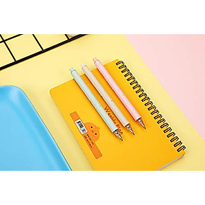 Gel Pens for Note Taking 12PCS RIANCY Black Ink Fine Point Pen Black Gel Pens Quick Dry Ink 0.5mm Smooth Writing Pen for Home Office Art Back to School Supplies (Cream)