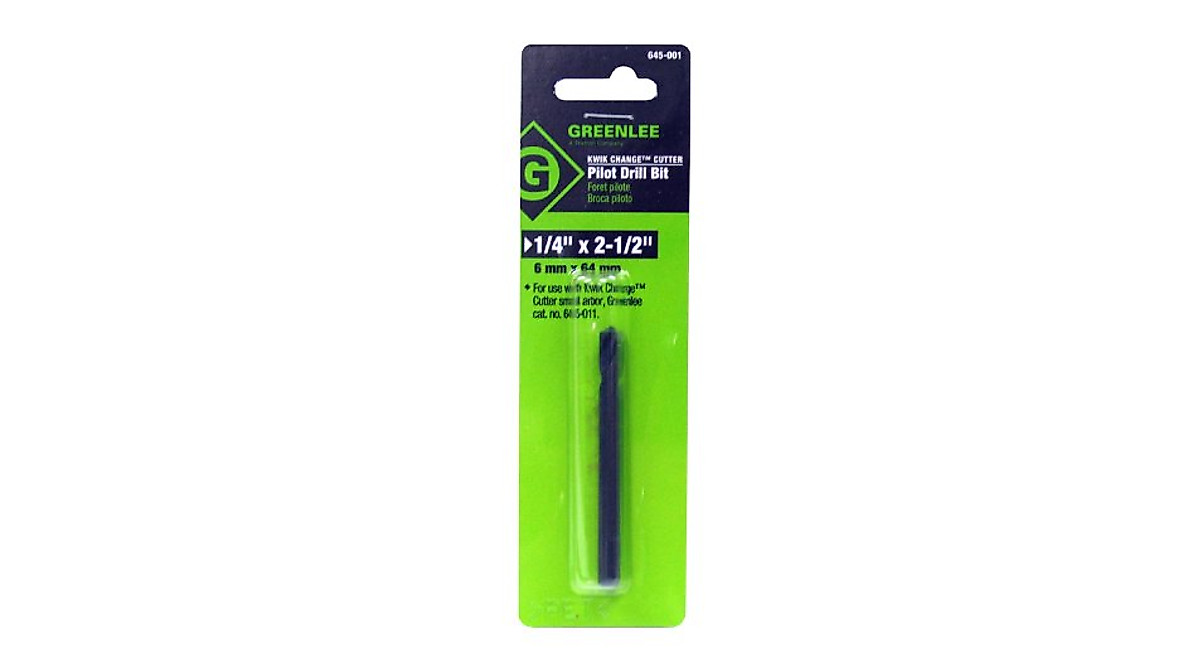 Greenlee 645-001 Pilot Drill - Durable & Easy to Use