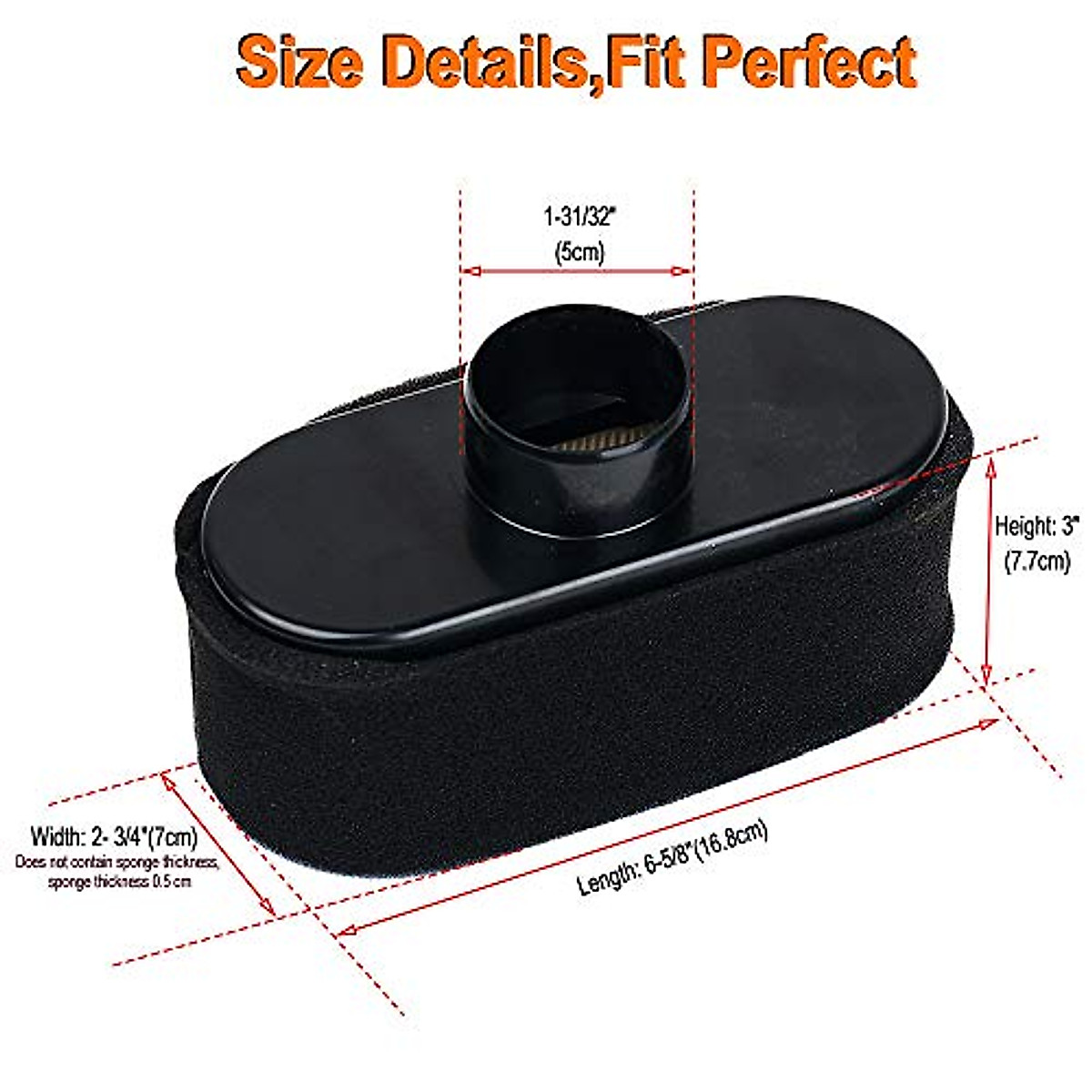 HIFROM Air Filter Pre Filter Oil Filter Fuel Filter 2pcs Spark Plug Replacement for Kawasaki FR651V FR691V FR730V FS481V FS541V FS600V FS651V FS691V FS730V 4-Cycle Engine