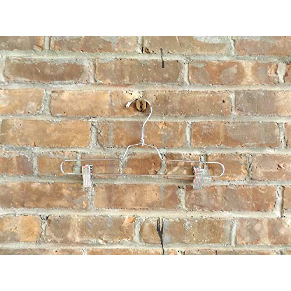 NAHANCO SLD-PANTHU, 14” High Polished Chrome Chic Skirt/Pant Hanger (Pack of 25)