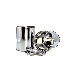 BLYSK Empty Metal Paint Cans with Lids, (Pint Size, 2 Pack) Empty Pint Paint Can Storage, Unlined Multipurpose Storage for Arts and Crafts, DIY Projects, Painting, Garage Organization, Free Can Opener
