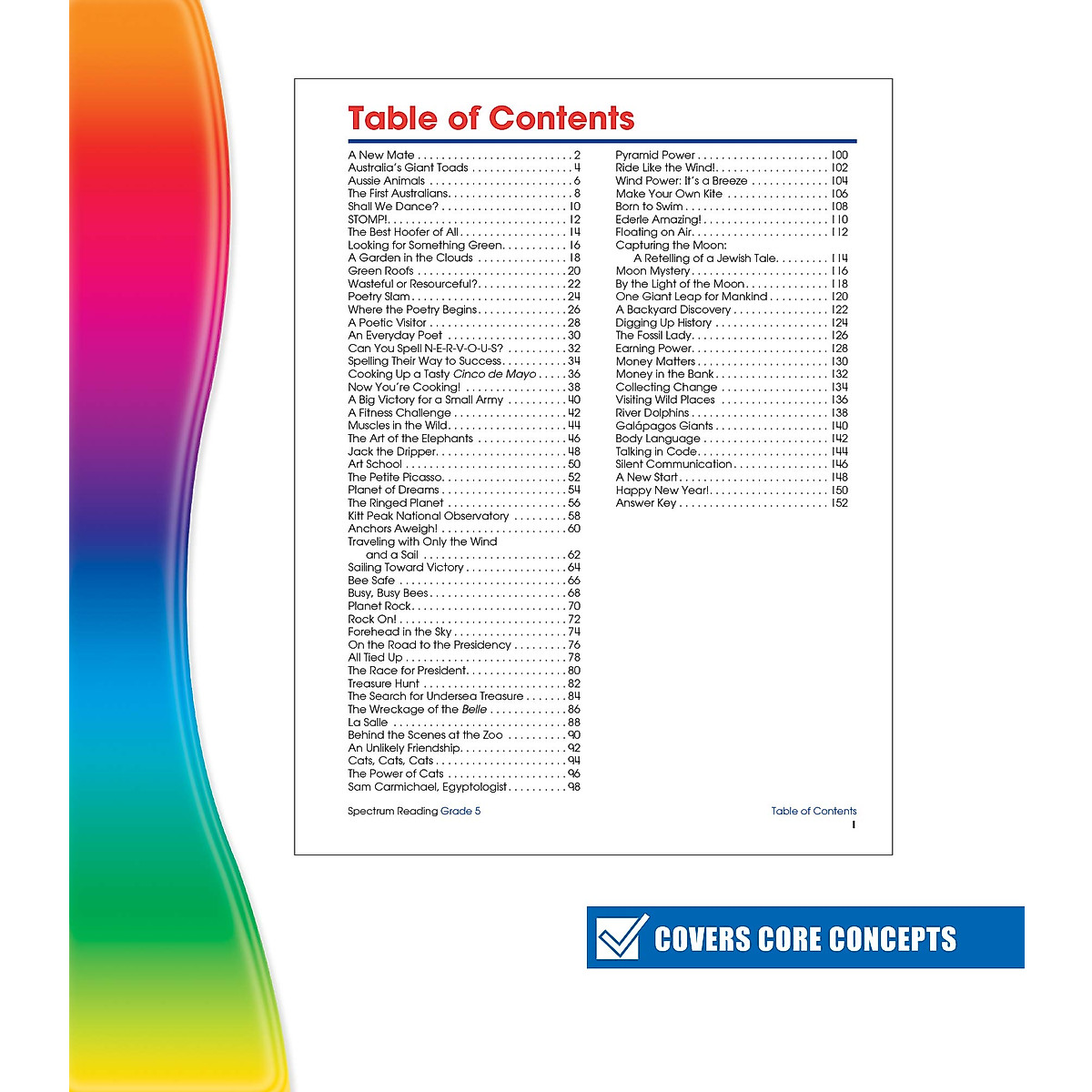 Spectrum Reading Comprehension Grade 5 Workbooks, Ages 10 to 11, 5th Grade Reading Comprehension, Nonfiction and Fiction Passages, Summarizing Stories and Identifying Themes - 174 Pages (Volume 24)
