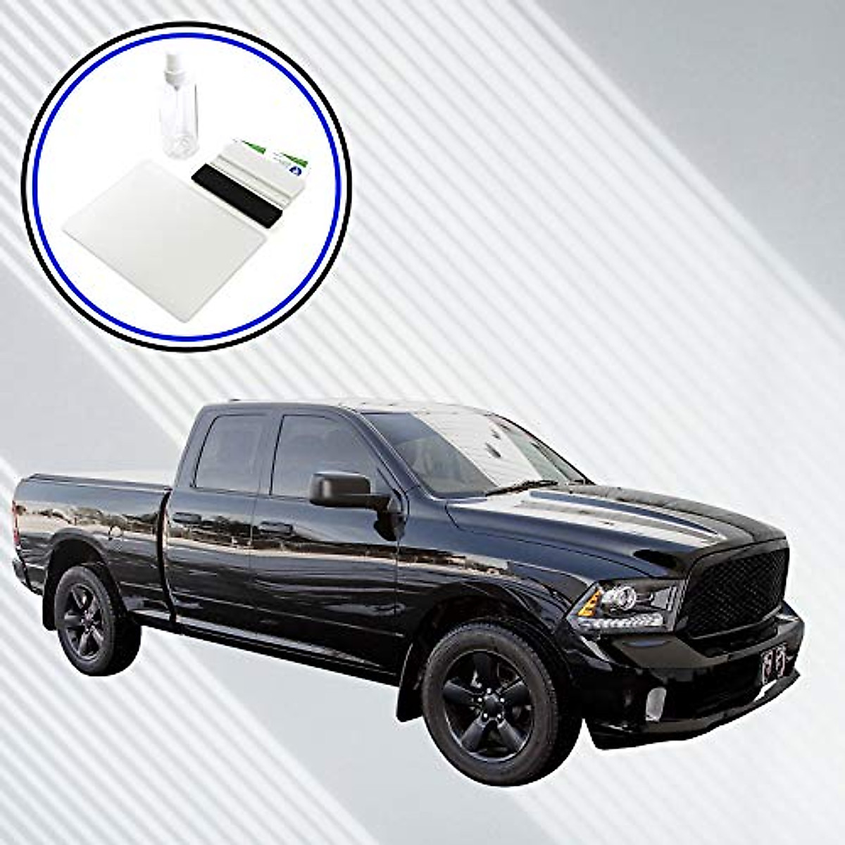 Red Hound Auto Screen Protector Compatible with Dodge Ram 2013-2018 1500 2500 3500 with 8.4 Inch Uconnect - Set of 2 - Custom Fit Invisible High Clarity Touch Display Protector Minimizes Fingerprints