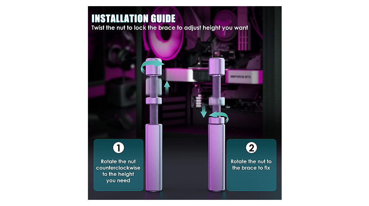 HONKID GPU Support Bracket - Protect Your Graphics Card