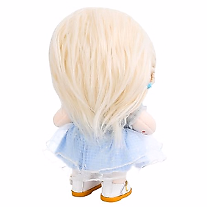 DONTNO 9 Inches Baby Doll Soft Plush Dolls Toy,Plush Pillow Stuffed Dolls Toy Birthday Gifts for Girls Kids(Blue)