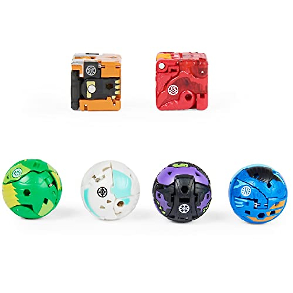 Bakugan Unbox and Brawl 6-Pack, Exclusive 4 Bakugan and 2 Geogan, Collectible Action Figures, Toys for Kids Boys Ages 6 and Up (Amazon Exclusive)