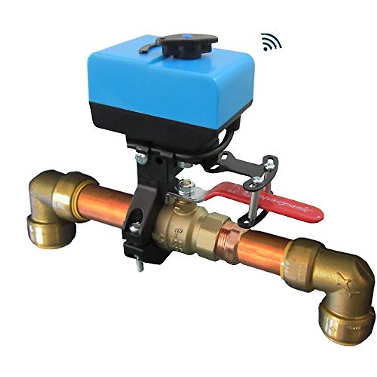 EcoNet Controls EVC300-HCLXL-SK3, Bulldog-JW WIFI Valve Robot, Leak Detection & Prevention, automatic water shutoff, Easy to Install, No Plumbing Required! Valves up to 1.5"