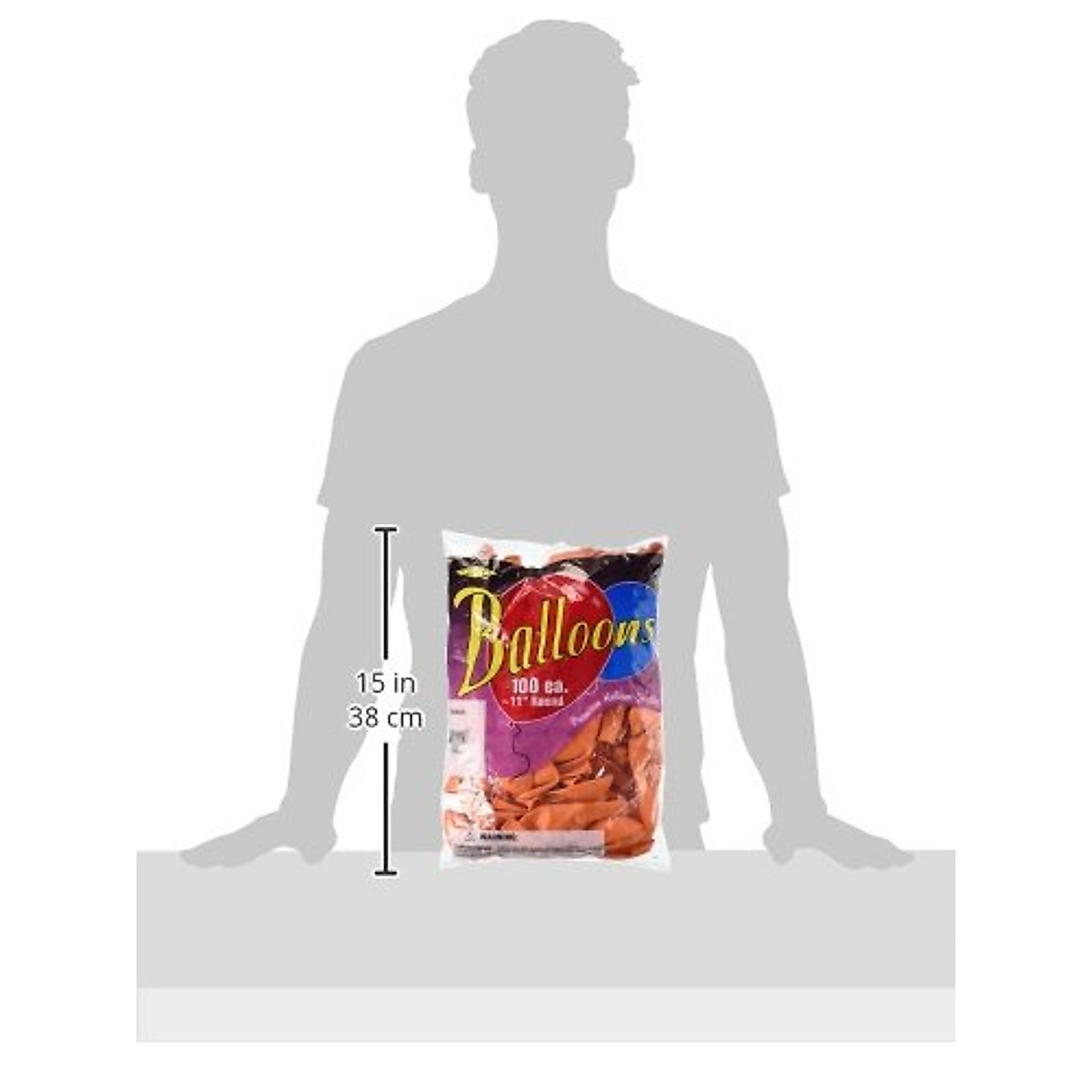 Maple City Rubber Tuf-Tex Latex Balloon, 11", Orange