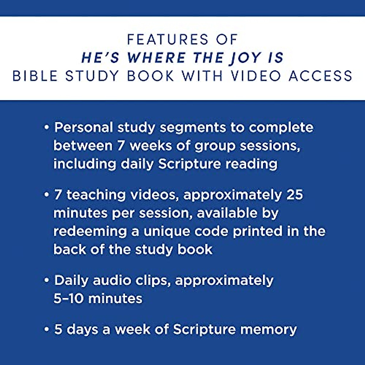 He's Where the Joy Is - Bible Study Book with Video Access: Getting to Know the Captivating God of the Trinity