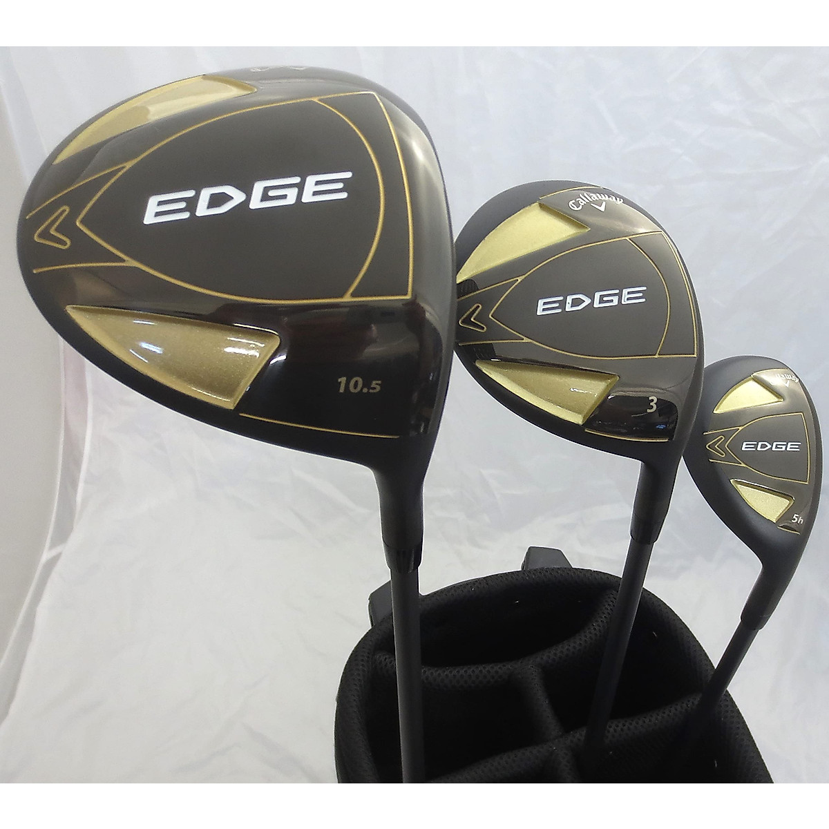 Mens Callaway Complete Golf Set Driver, Fairway Wood, Hybrid, Irons, Putter Clubs Stand Bag Stiff