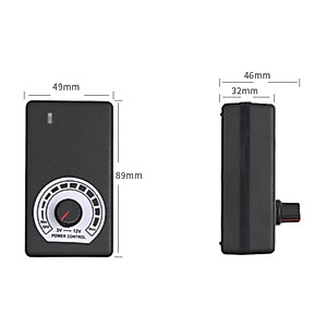 AC to DC Converter 110V-240V AC to DC 3-12V 2A Power Adapter Supply-Adjustable for Motor Speed Controller 110-240V