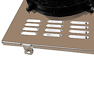 ECMRAD Aluminum Radiator Shroud+2x12"Fans Compatible for 1973-1991 Chevy C10 C20 C30 K10, K5 Blazer Truck 5.7L 7.4L V8, Pickup Blazer/GMC