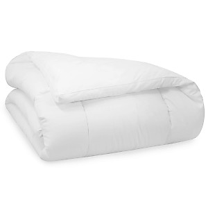 Serta Extra Warmth Quilt-Stitched Fiber Fill Down Alternative Comforter, Twin, White