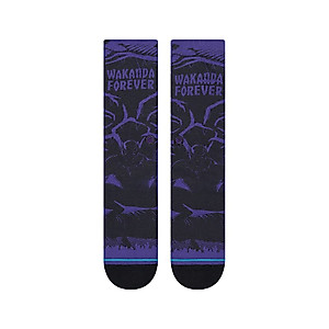Stance Yibambe Crew Socks (Medium, Purple)
