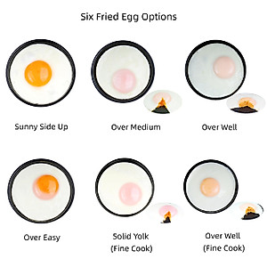 Hyvance Smart Fried Egg Cooker, Low Heat Cooking, Make fried egg like Sunny side up, Over easy etc. It automatically stops with sound alert when done, Non stick coating, Patent applied