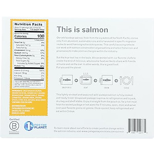 PATAGONIA PROVISIONS Lemon Pepper Wild Sockeye Salmon, 6 OZ