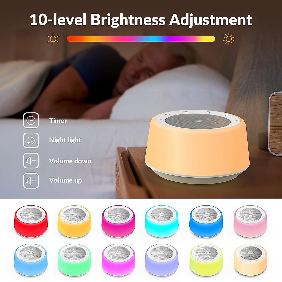 Tibetan Singing Bowls Machine - 11 Sound Bowls for Yoga, Meditation, Mindfulness, Healing, Chakra Healing and Stress Relief, Timer and Memory Features, Plug in