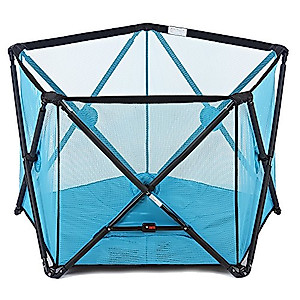 Dream On Me Olivia Ready-to-Go Playard, Light Blue