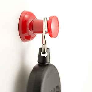 Officemate Giant Push Pins 1.5 Inch, Assorted Colors, Tub of 12 (92902)