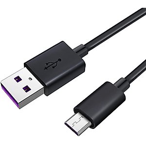ZZS Mini Fan Charger Cable USB Charging Cable Compatible with SkyGeniusAluan Mini Desk Fan Necklace Fan Stroller Fan Handheld Fan 5 feet USB FOR FAN