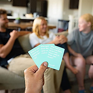 Good Talk: 150 Conversation Cards | Better Relationships with Friends and Family | Game Nights, Dinner Table Conversation Starters, Car Game for Road Trips and More | Friends Edition | Mint Green