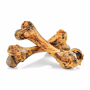 PawLove Dog Treats Hearty and Delicious Pork Femur Bone Chews – 3-Pack – Robust and Flavorful Chew – Rich in Pork Flavor – Single-Ingredient Dog Chew That Helps Healthy Smiles