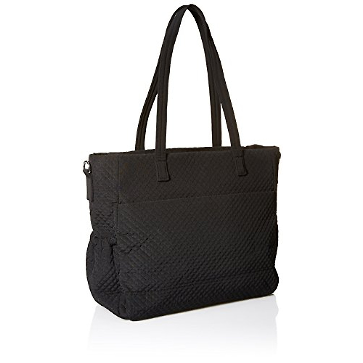 Vera Bradley Women's Microfiber Ultimate Baby Diaper Bag, Classic Black, One Size