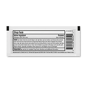 MED PRIDE Vitamins A&D Ointment Diaper Rash Cream Packets Adults AD Skin Protectant 5g Packets 144 Ct Lanolin & Petrolatum for Chafing Cuts Dry Skin
