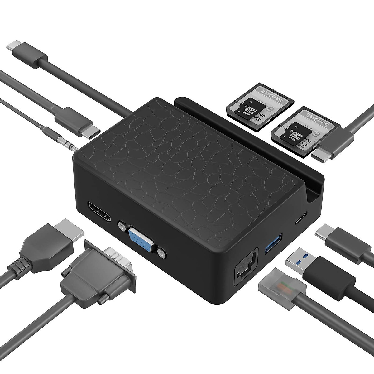 IMD-ULC357 TypeC 3.1 Hub&Reader&HDMI&LAN with PD