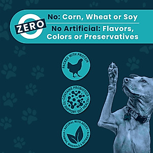 Birdie and Louie Dry Dog Food Chicken Meal & Brown Rice Recipe 3.5 Lb Easy Seal Bag (2 Bags)