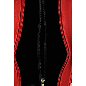 Things2Die4 Book of Dracula Vinyl Handbag Novelty Clutch Purse Crossbody Bag, Red, Small