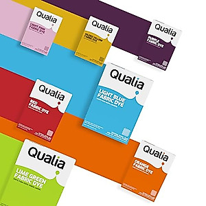 Qualia All Purpose Powder Fabric Dye, Easy to Use Dye for Natural Fabrics: Cotton, Wool, Silk, Wood, & Linen, Ultra Concentrated Colors, Brown, 3 Pack