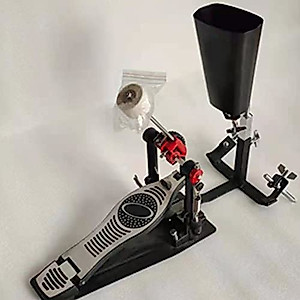 Colcolo Pedal Cowbell Bracket Multifunction Cowbell Percussion Pedals Percussion Mount for Practice Room