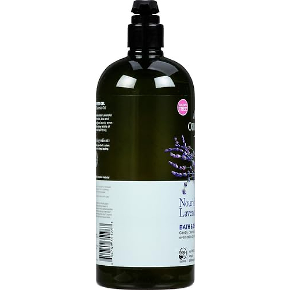 Avalon Organics Bath & Shower Gel, Nourishing Lavender, 32 Oz