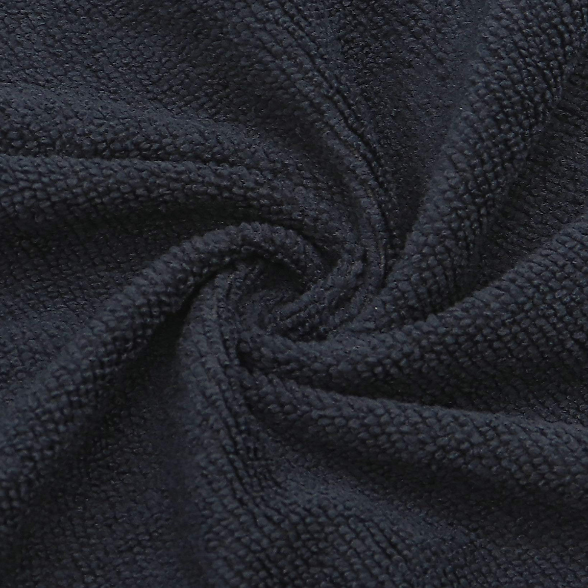 VeraSong Microfiber Dish Cloths Fast Drying Kitchen Cleaning Cloth Dish Rags Dust Cloths Ultra Absorbent Lint Free Washcloths with Poly Scrub Side 12inch x 12inch 8 Pack (Black)