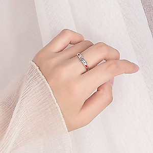 shiYsRL Exquisite Jewelry Ring Love Rings Cute Women Cartoon Pig Piggy Opening End Ring Finger Jewelry Birthday Gift Wedding Band Best Gifts for Love with Valentine's Day - Pink