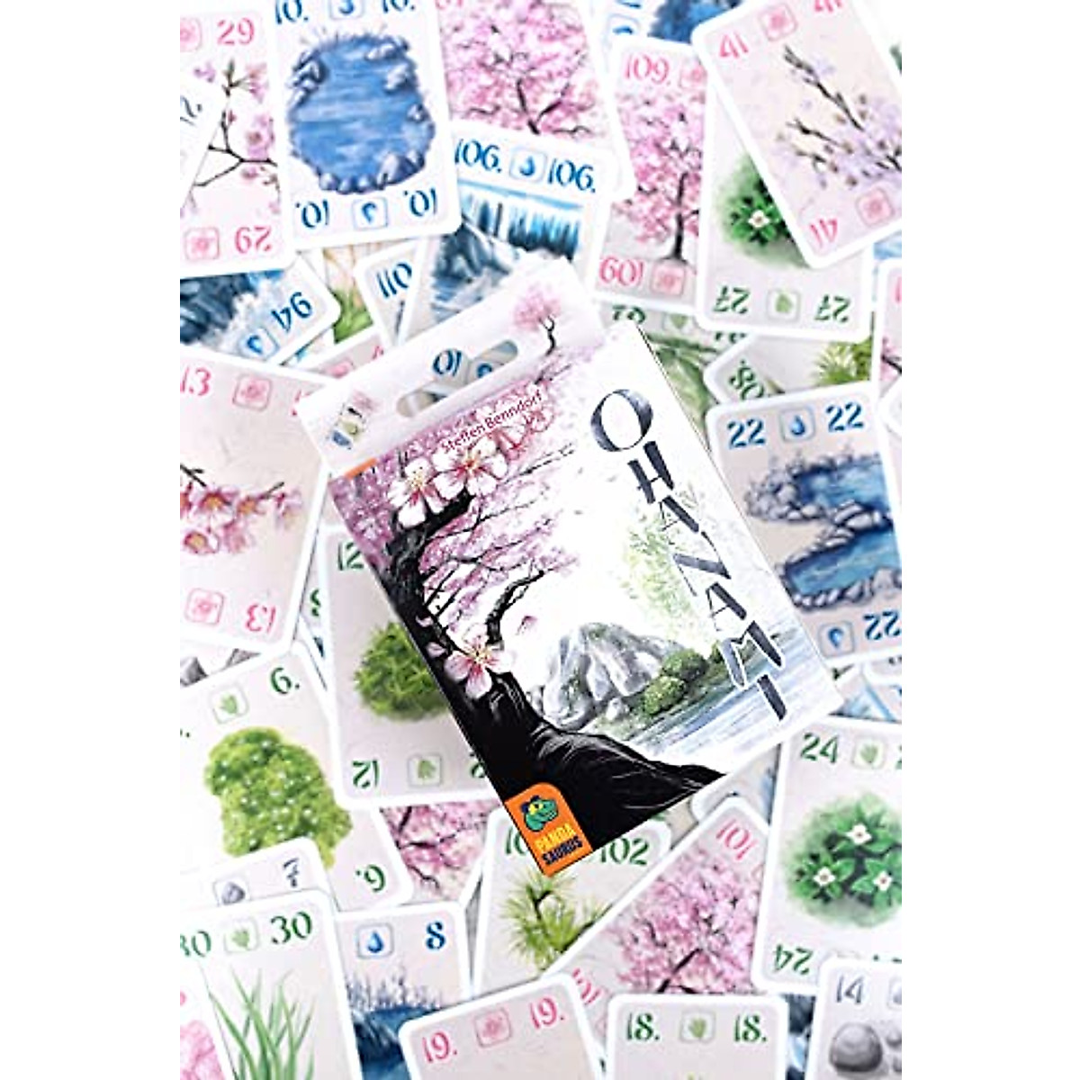 Pandasaurus Games Ohanami - Competitive Strategy Card Game - Family-Friendly Board Games - Adult Games for Game Night - Card Games for Adults, Teens & Kids (2-4 Players)