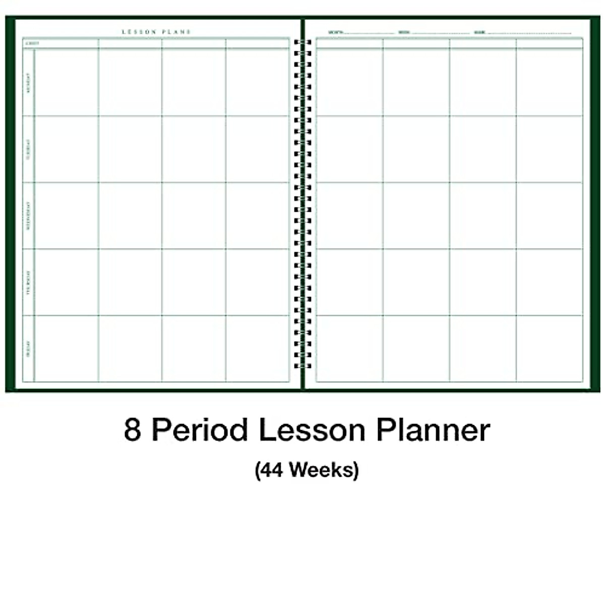 Ward 8 Period Teacher Lesson Plan/Assignment Book (44 Weeks)