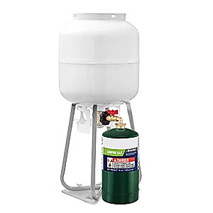 WADEO POL Propane Refill Elbow Adapter, 90 Degrees Propane Refill Pressure Adapter with ON-Off Control Valve, for Camping Grill 1LB Bottle Tank to Be Refilled Gas from 5~40 LBS Cylinder