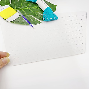 Clear Acrylic Sashiko Stencil, Sashiko Embroidery Pattern for Hand Quilting and Embroidery (Pattern C)