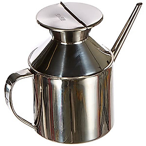 IBILI Oil can 1,2 l of Stainless Steel, 1.2 litres, Silver