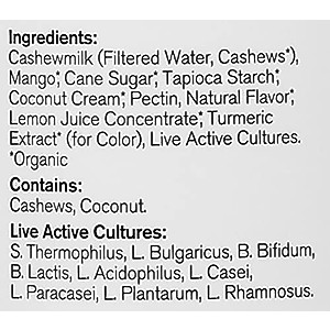 FORAGER PROJECT Organic Mango Cashew Drinkable Yogurt, 28 FZ