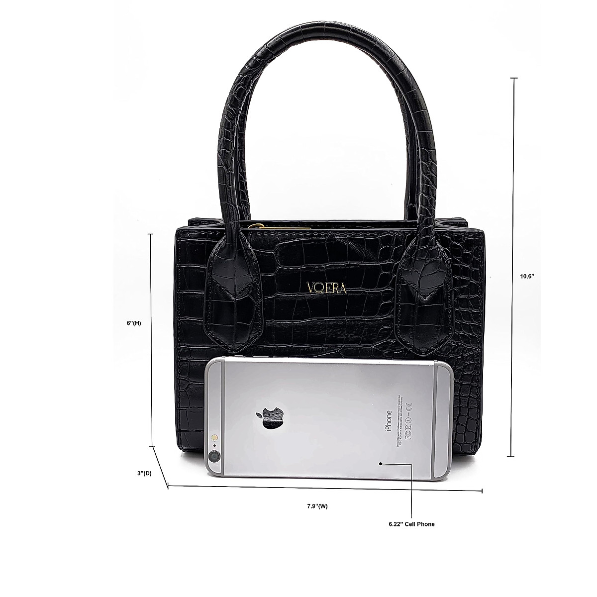 Voera Mini bags for women- Small black purse- Black handbag -Mini purse