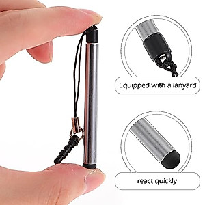 ibasenice 5pcs Stylus Pens Portable Touch Screen Stylus Pen Capacitive Screen Touch Pen Tablet Screen Pens